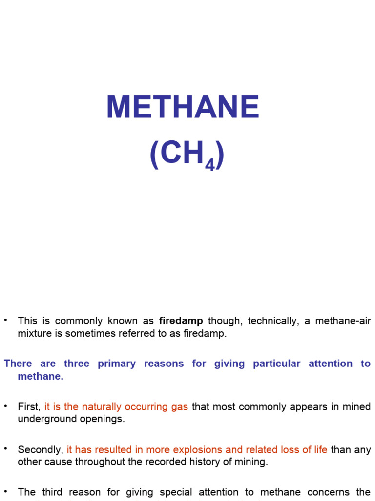2 Methane | PDF | Coal | Methane