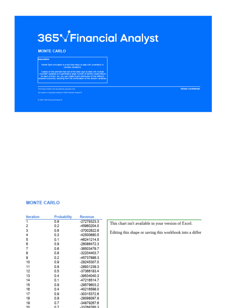 30 Monte Carlo 1 | PDF | Monte Carlo Method | Microsoft Excel