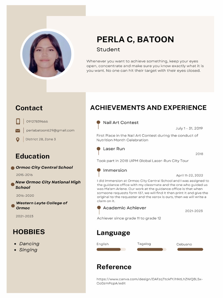 Curriculum Vitae | PDF