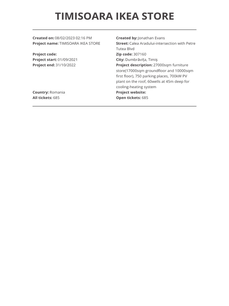 Opm Snag Report Plan Radar Ikea Store | PDF