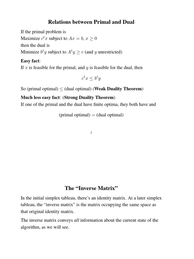 Dual Opt | PDF | Algorithms And Data Structures | Mathematics