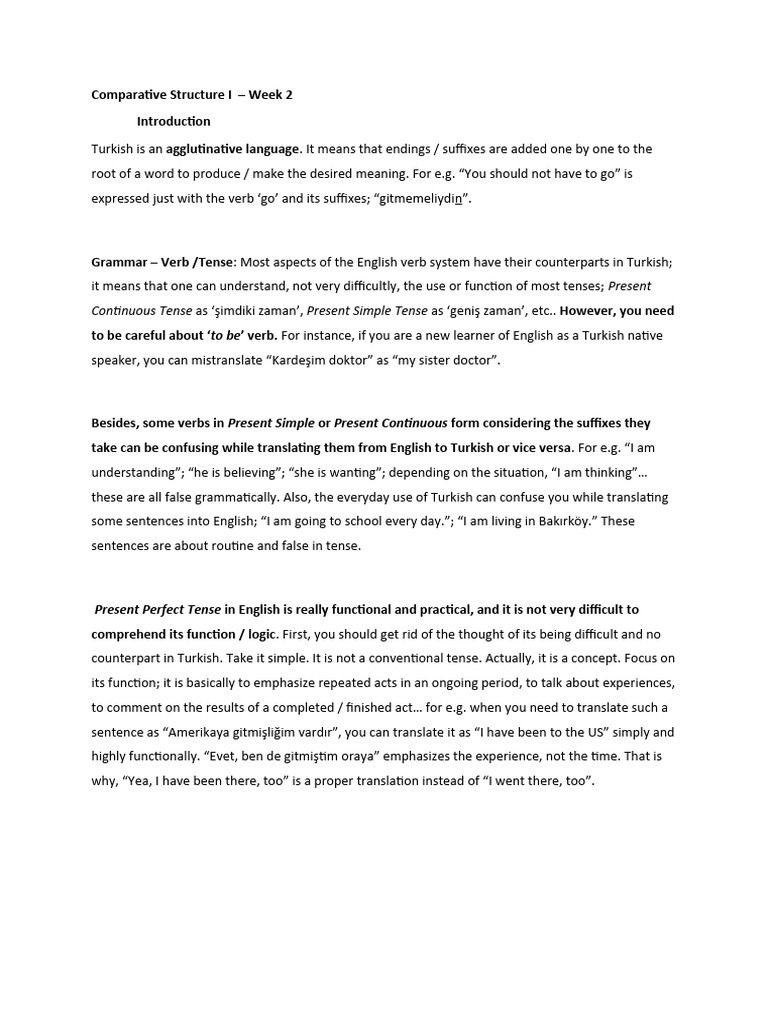 Comparative Structure | Download Free PDF | Grammatical Tense | English ...