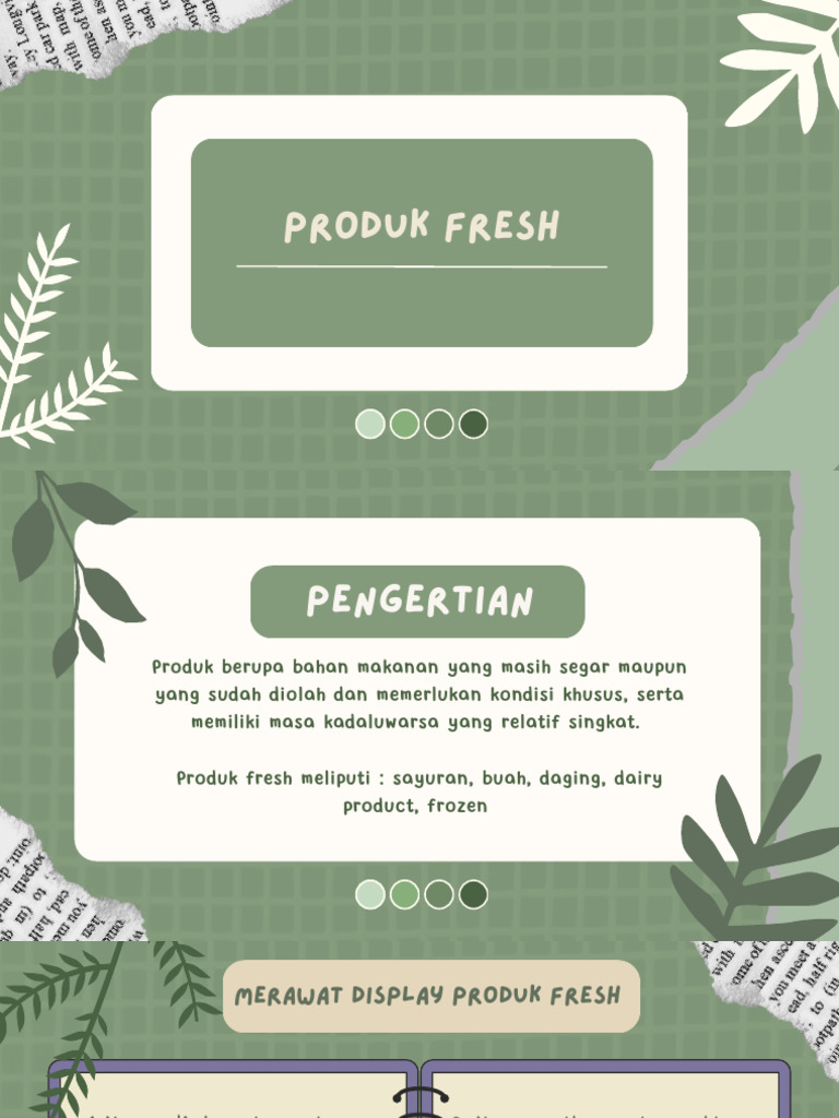 Penanganan dan Perawatan Produk Fresh | PDF