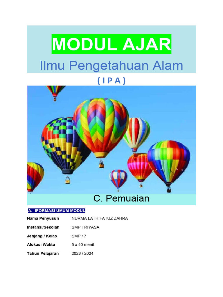 MA Bab 3 Suhu, Kalor Dan Pemuaian - C. Pemuaian | PDF