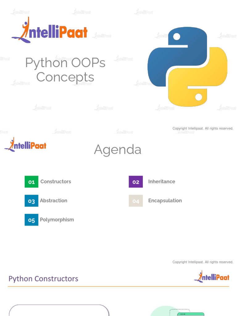 Python Oops Concepts Day 5 Pdf Class Computer Programming Inheritance Object Oriented