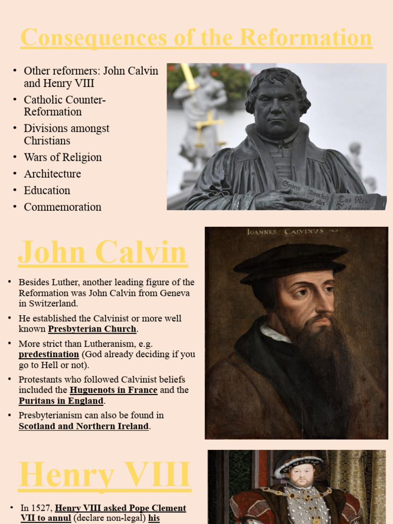 Consequences of The Reformation | PDF | Protestantism | Catholic Church