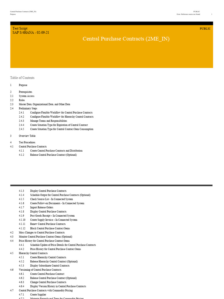 2me S4hana2021 BPD en in | PDF | Procurement | Business Process