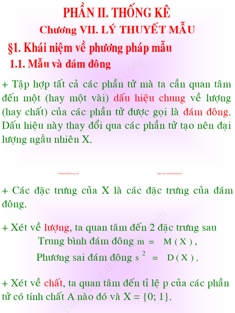Xac-Suat-Thong-Ke - Dang-Han - Giaoantk-8-Ly-Thuyet-Mau - (Cuuduongthancong - Com) | PDF