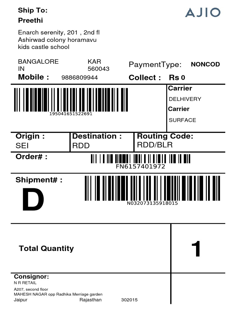 Packing Slip - 2023-11-10T19 - 19 - 11+05 - 30 | PDF