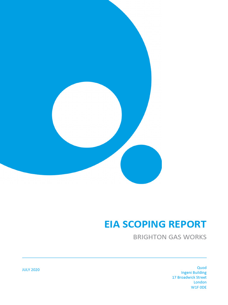 BGW - EIA Scoping Report - 20200714 | PDF | Environmental Impact ...