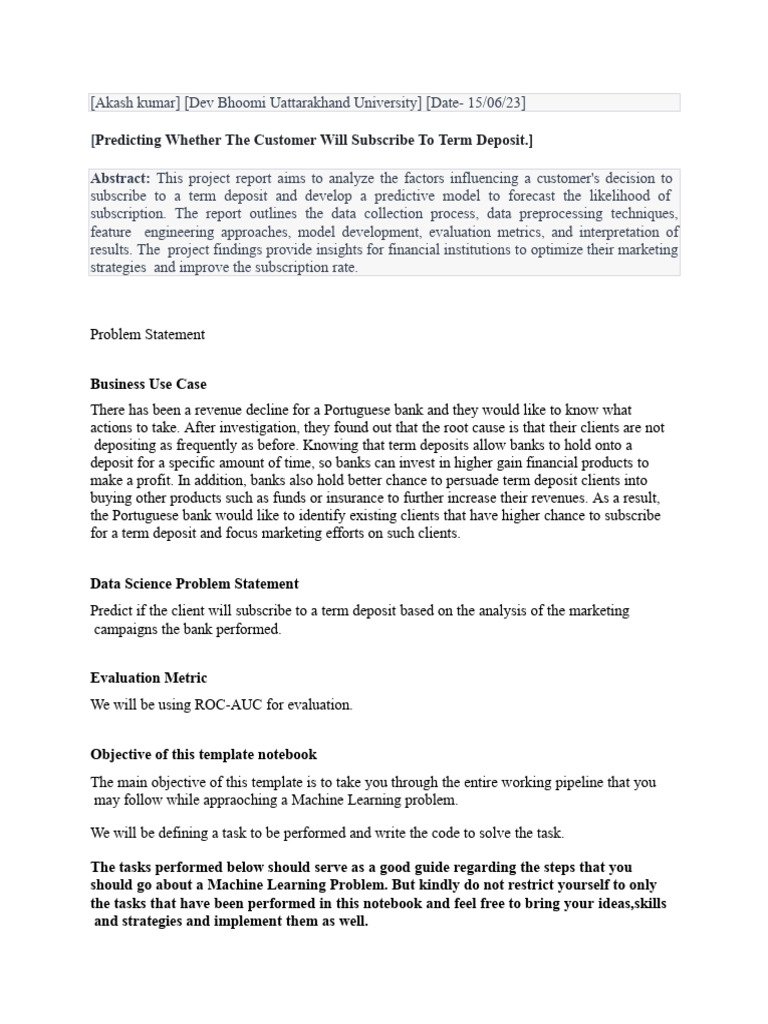 Project Presentation | PDF | Receiver Operating Characteristic | Statistical Classification