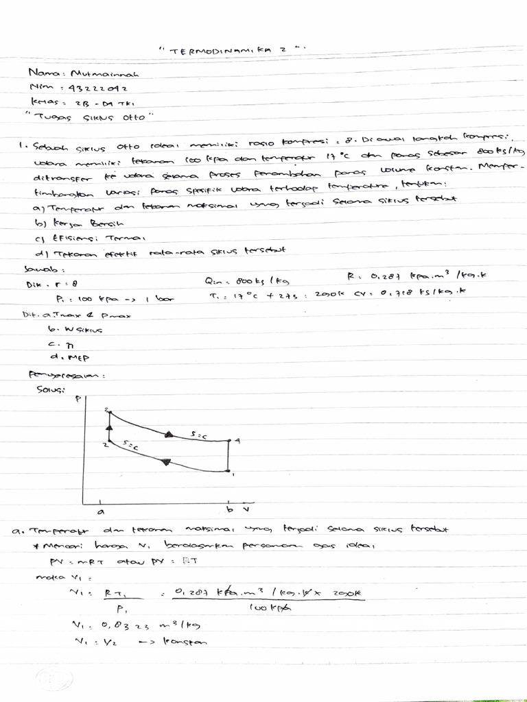 Siklus Otto Termo | PDF