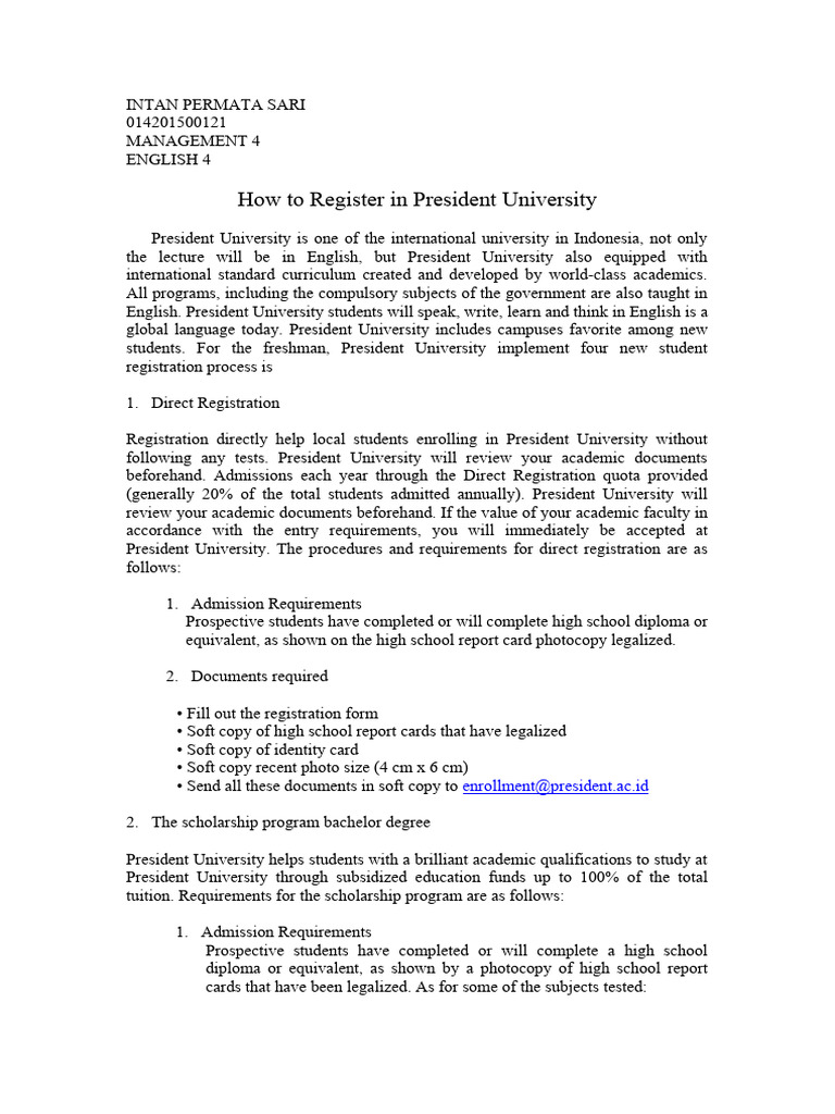 Assignment English 4 Pdf Travel Visa University And College Admission