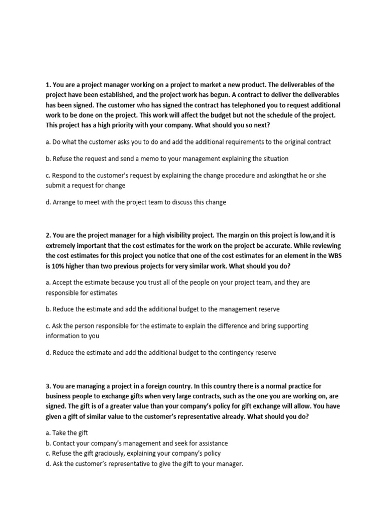PMP Question3 | PDF | Present Value | Net Present Value