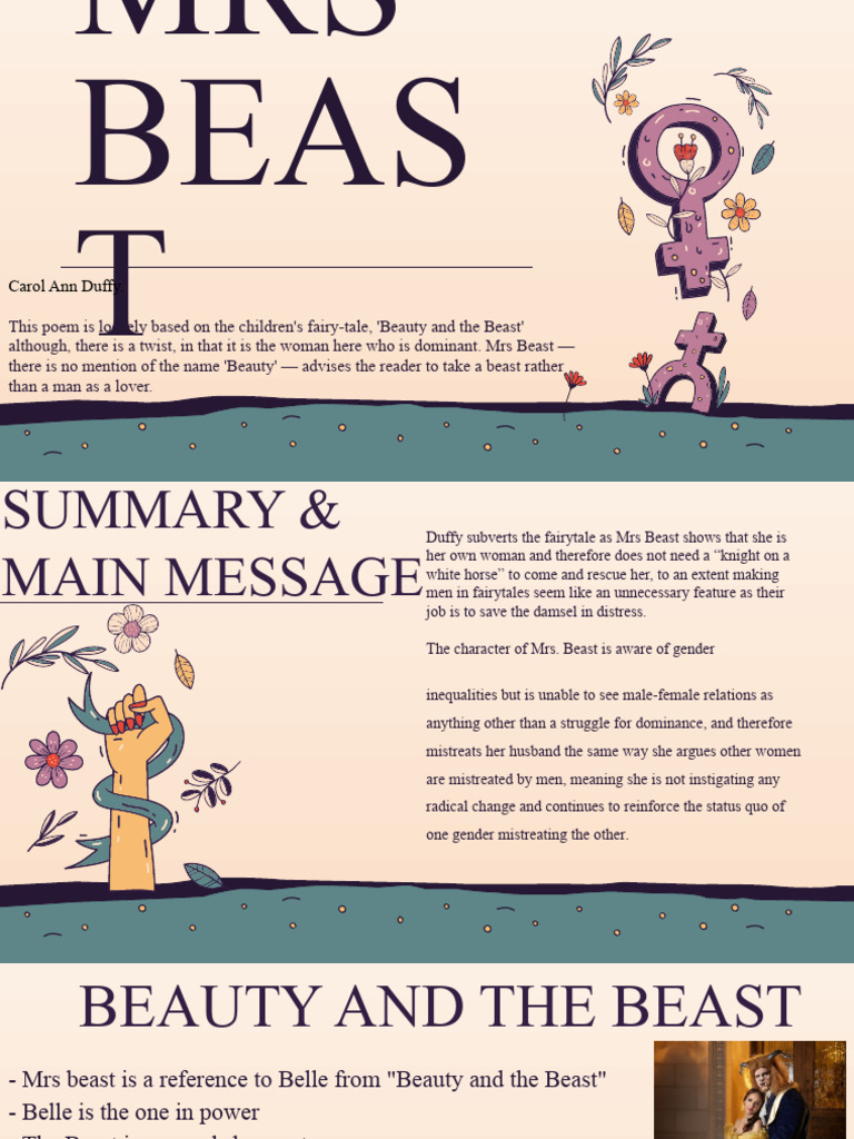 Mrs Beast (Alvin Victor) | PDF | Fairy Tales