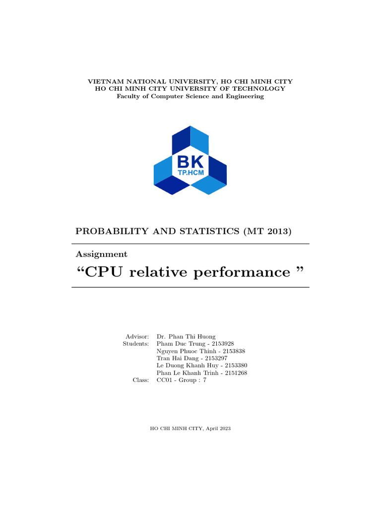 FINAL - CC01 - Group7 | PDF | Regression Analysis | Dependent And Independent Variables