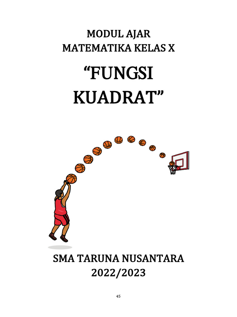 "Fungsi Kuadrat": Modul Ajar Matematika Kelas X | PDF | Karier & Perkembangan