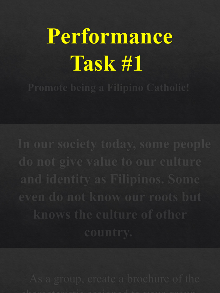 Performance Task 1 | PDF