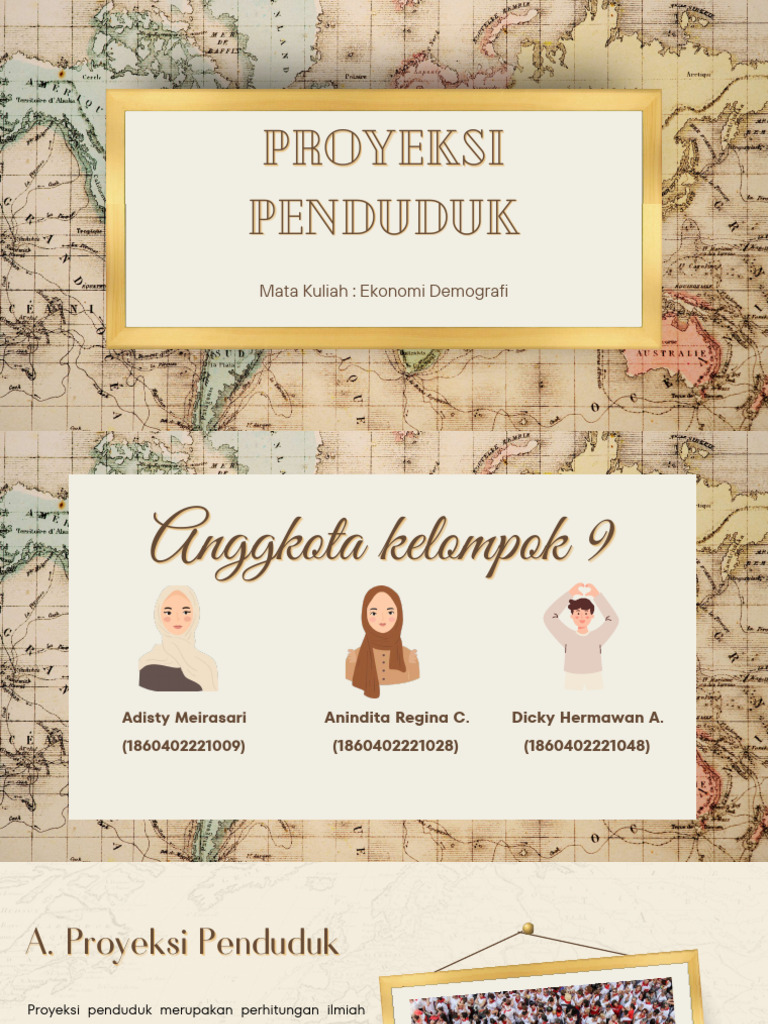 Kel 9 Proyeksi Penduduk | PDF