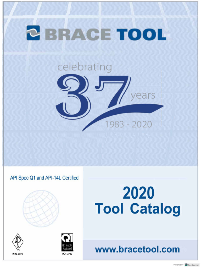 Brace 2020 Tool Catalog | PDF