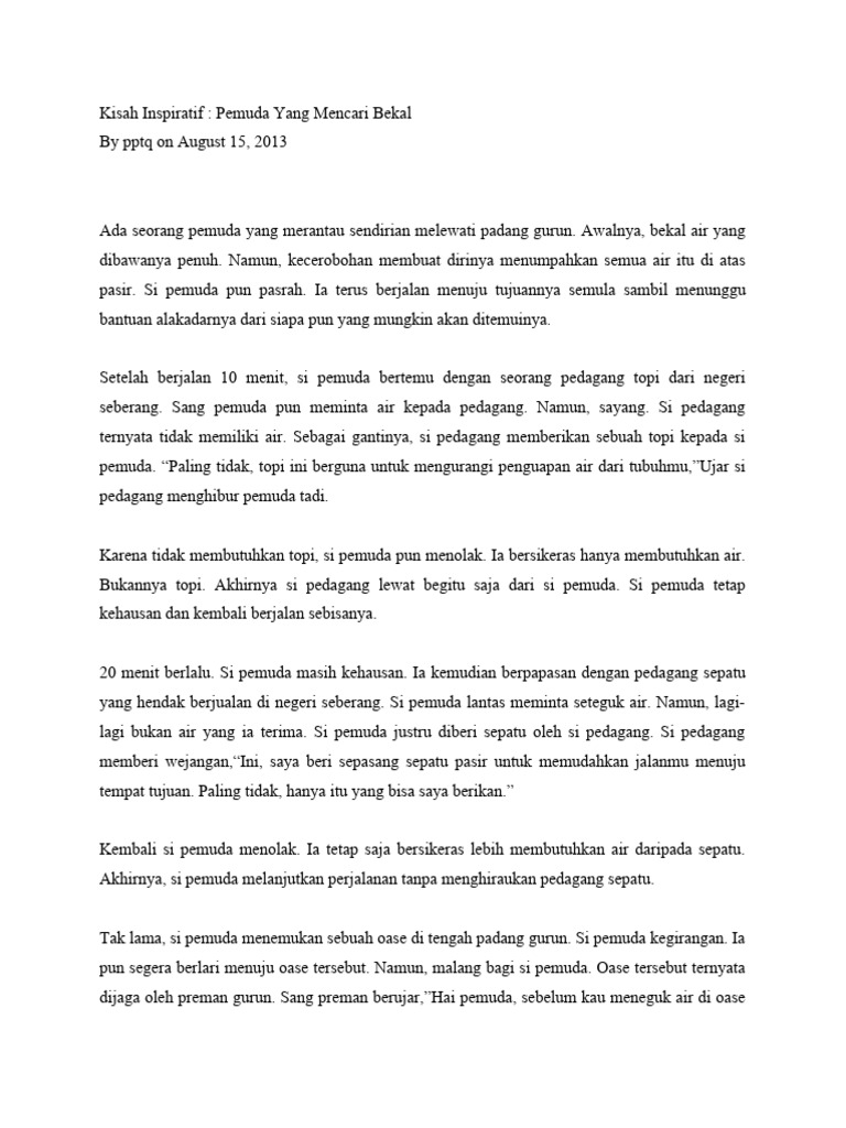 Kisah Inspiratif | PDF