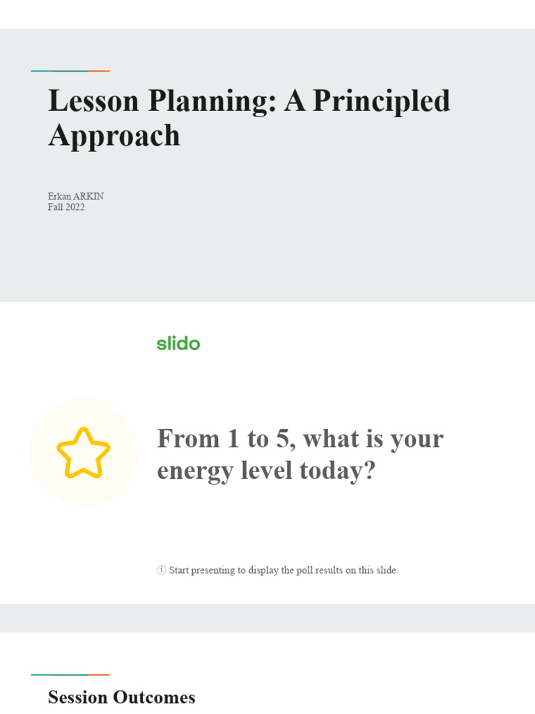 Lesson Planning_ A Principled Approach | PDF | Cognitive Science | Education Theory