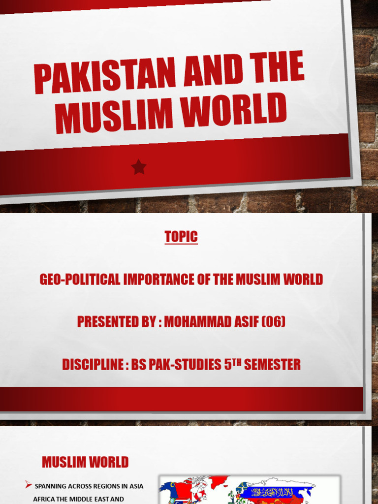 Geopolitical Importance of the Muslim World | PDF | Middle East | Asia