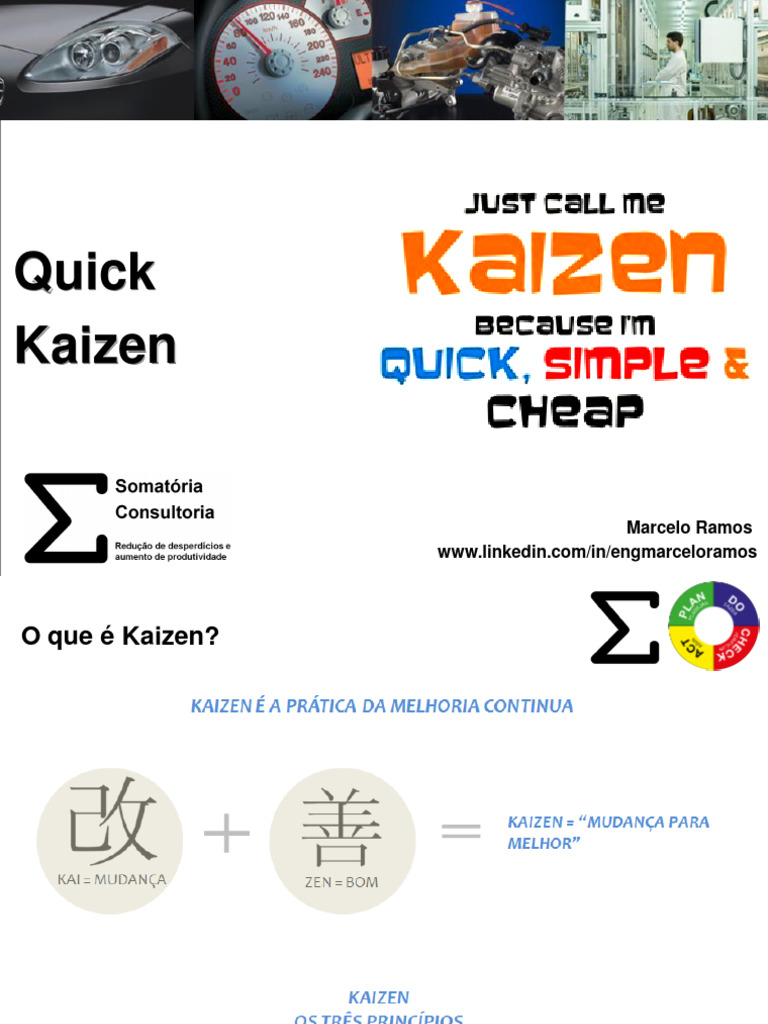 Quick Kaizen: Solução Rápida de Problemas | PDF | Carreira e ...