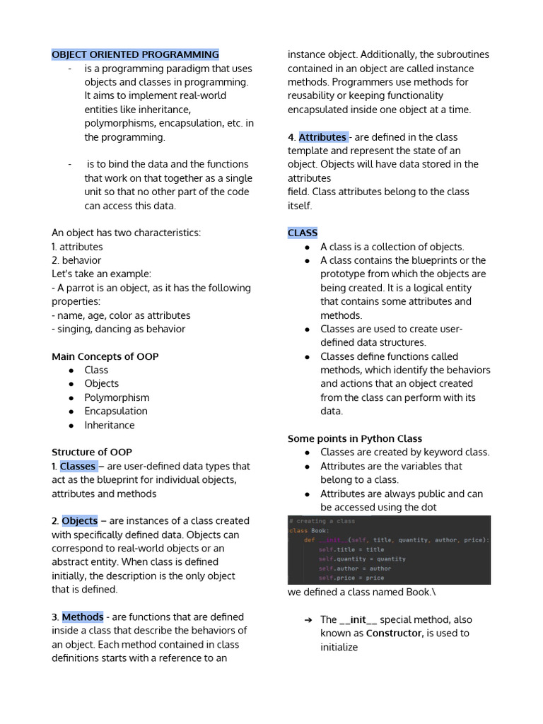 CLICK | Download Free PDF | Class (Computer Programming) | Object Oriented Programming