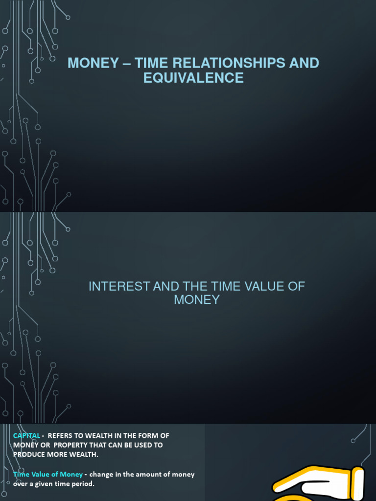 Money Time Relationships and Equivalence PDF | PDF | Interest | Debt