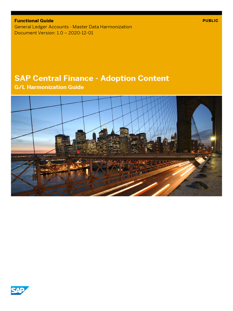 CFin GL Account Harmonization Guide | PDF | Income Statement | Currency