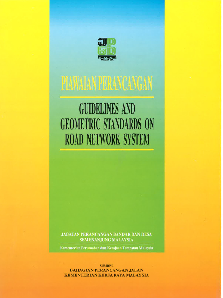 1997 - 1 PP Guidelines & Geometric Standards On Road Network System | PDF