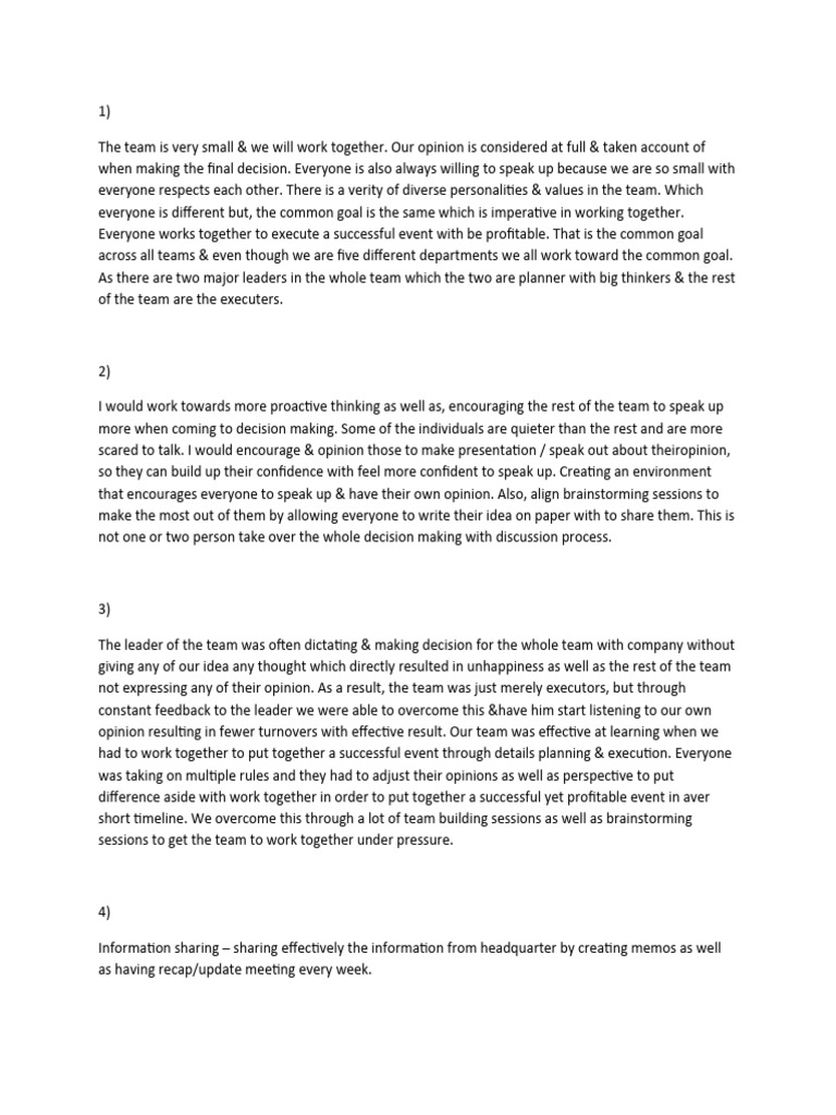 Assignment | PDF | Brainstorming | Behavioural Sciences