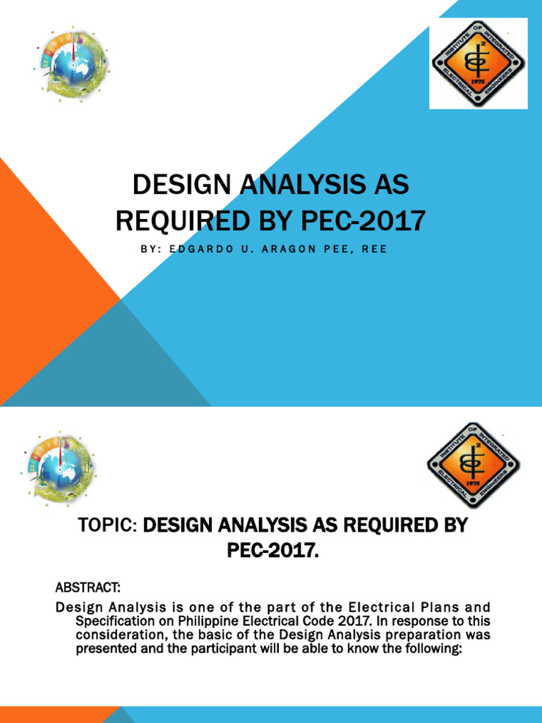 Electrical Design Analysis per PEC-2017 | PDF | Transformer ...
