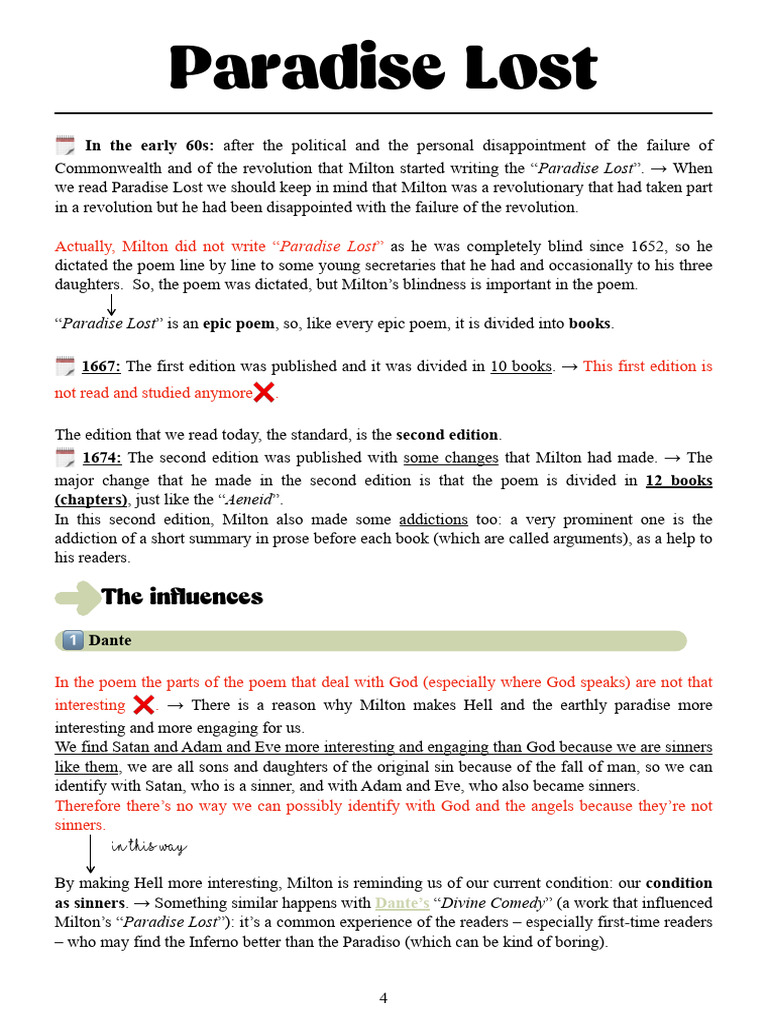 Paradise Lost | PDF | Paradise Lost | Poetry