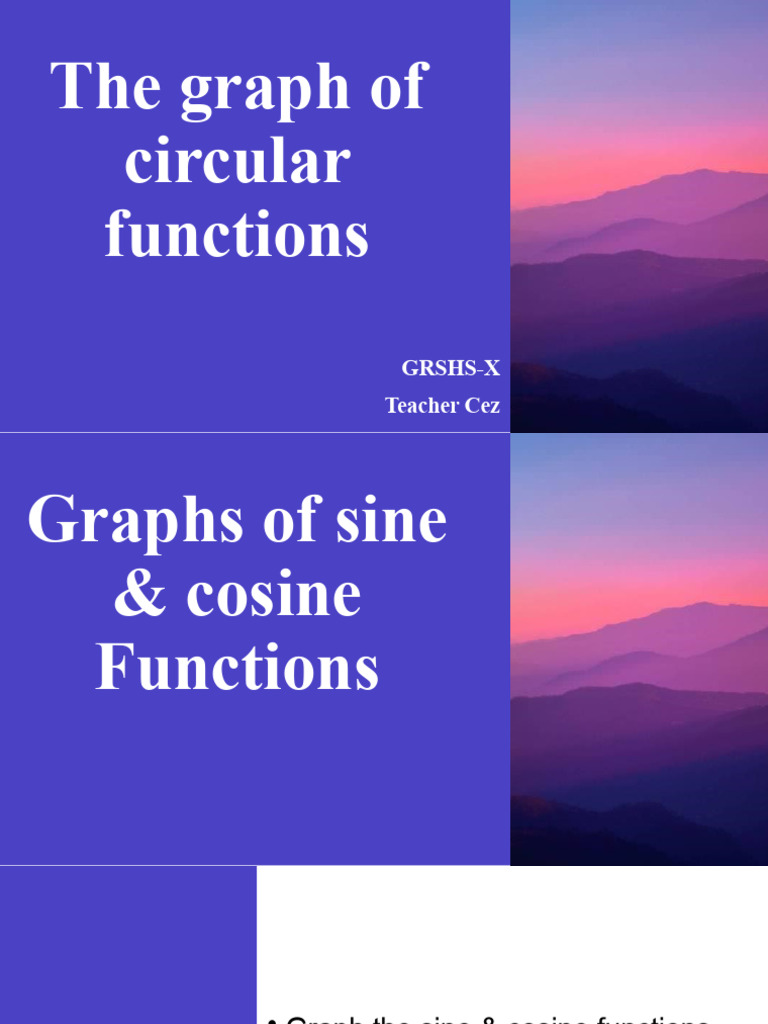 7 Graph of Sine Cosine | PDF | Function (Mathematics) | Trigonometric ...