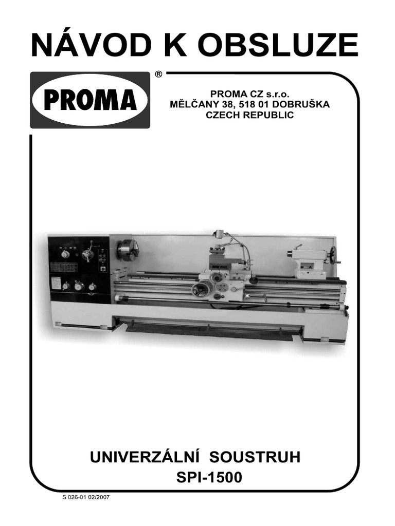 Proma Spi1500 | PDF