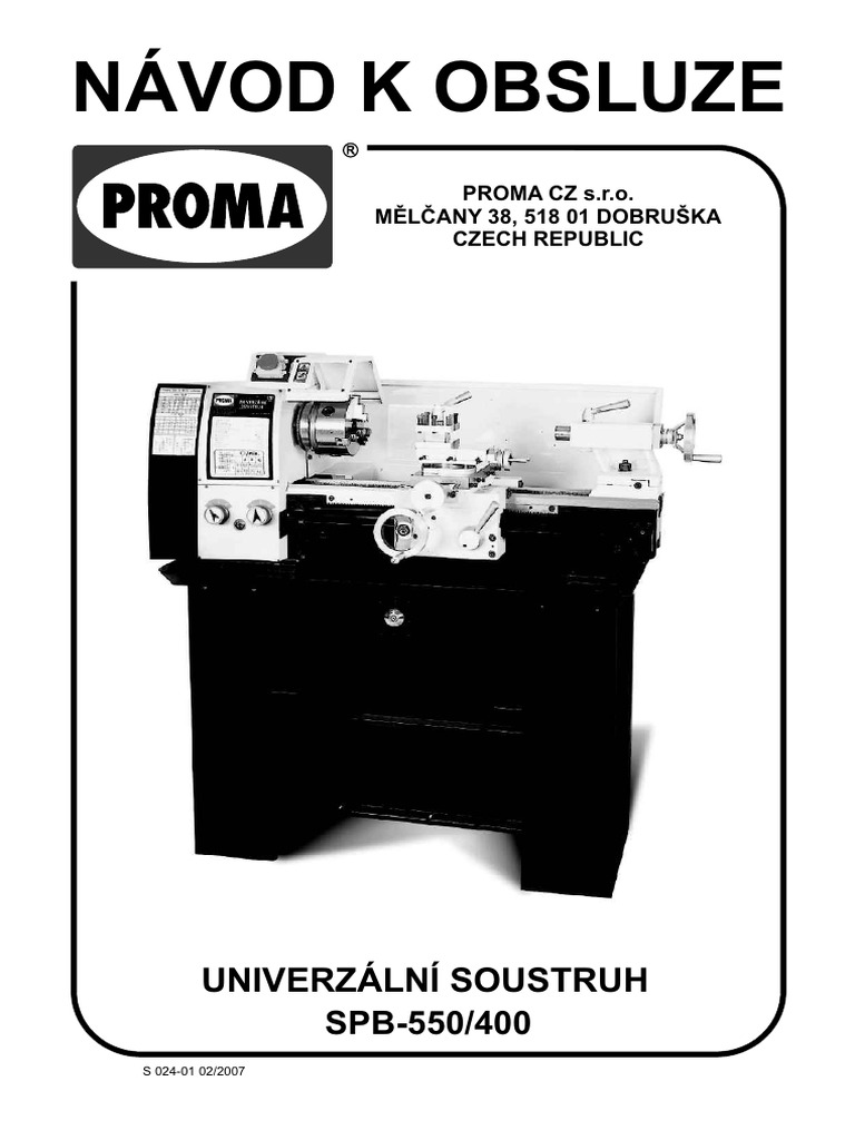 Proma SPB550400 | PDF