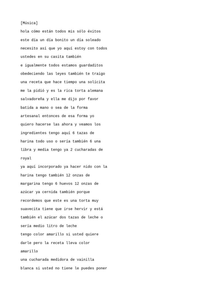 [Spanish (Auto-generated)] Cómo Hacer Alemanas - Panaderia Salvadoreña ...