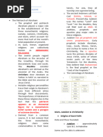 Monotheistic Religions Comparison Table | PDF | Monotheism | God