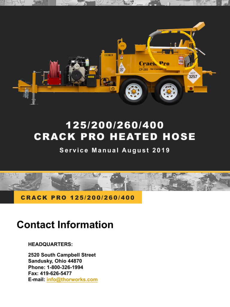 Crack Pro Service Manual | PDF | Ignition System | Electric Motor