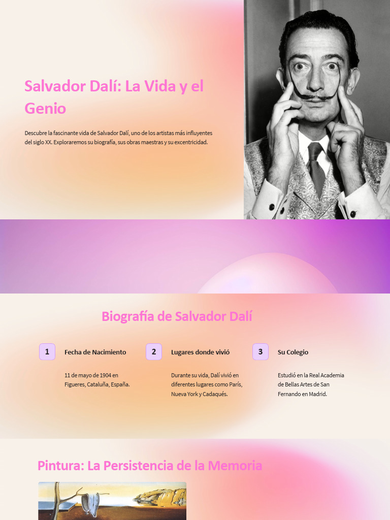 Salvador Dali La Vida y El Genio | PDF | Salvador Dalí | Surrealismo
