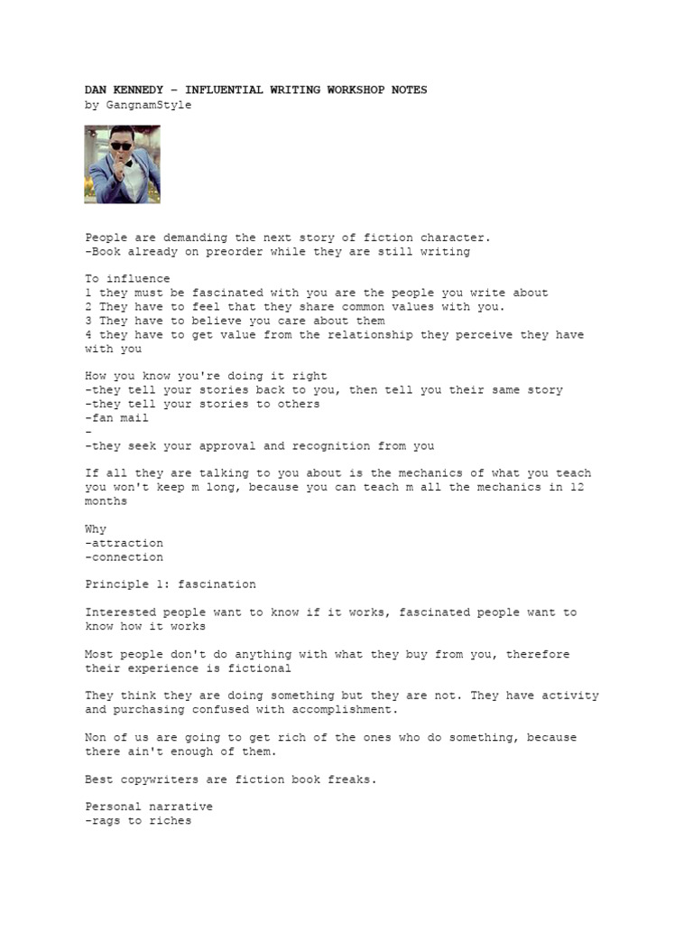 Dan Kennedy's Influential Writing Insights | PDF | Reason | Optimism