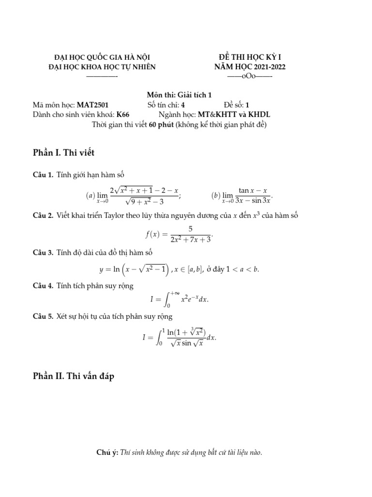 Cuoiky K66MT&KHDL Đề 1 Final | PDF