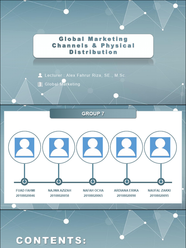 Group 7 Global Marketing Channels | PDF | Logistics | Retail