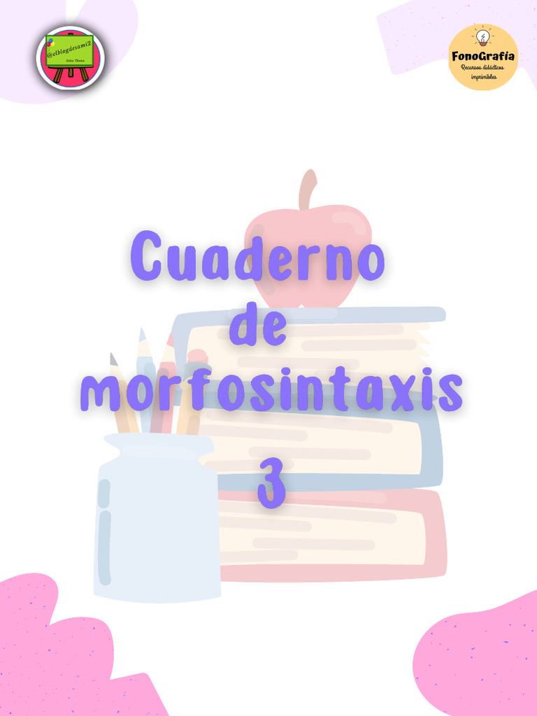 Cuaderno de Morfosintaxis 3 | PDF