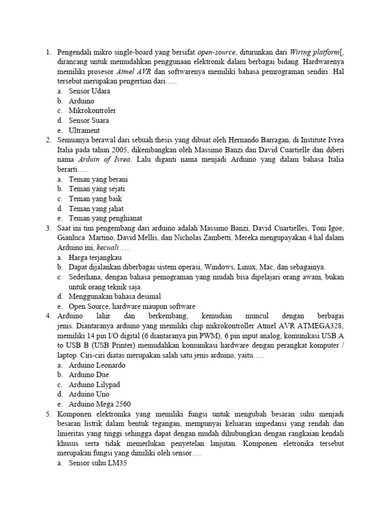 Latihan SOAL UAS 2022 - 2023 SEM 1 | PDF