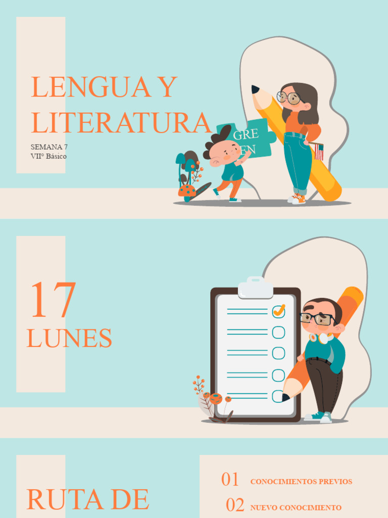 7°Básico-Lengua y Literatura-Semana 7 | PDF