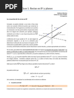 Guía 12 Rectas en R3 | PDF | Ecuaciones | Línea (geometría)