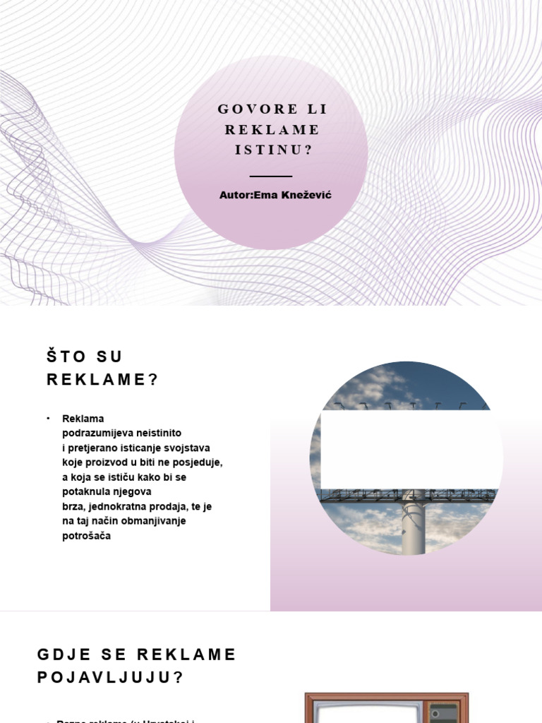 Presentation Reklama | PDF